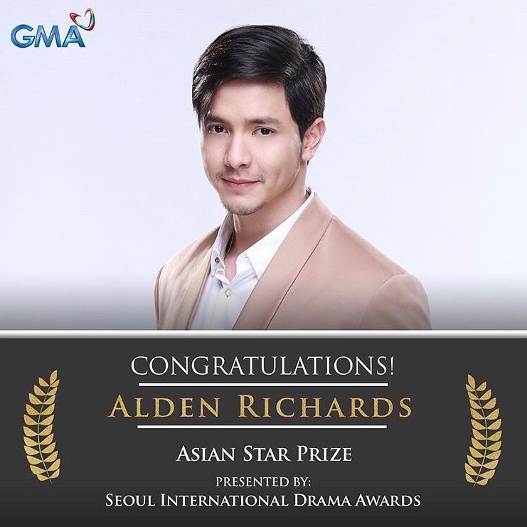Alden Richards, Asian Star Prize awardee sa Seoul International Drama ...