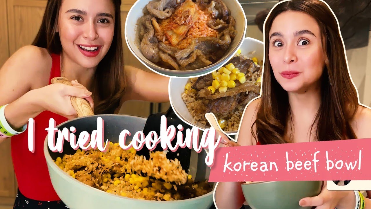 VLOG WATCH: Yassi Pressman cooks Korean Beef Bowl #SayYassToCooking - Pinoy Parazzi