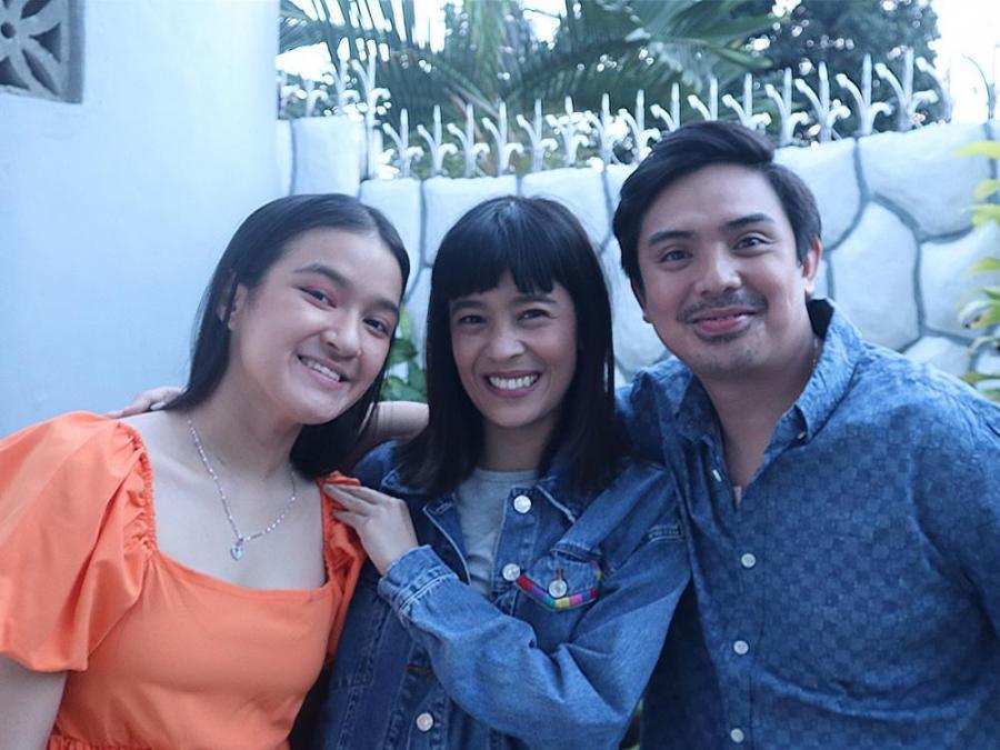 Sef Cadayona, Kat Galang at Patricia Coma, one happy family sa 'Regal Studio Presents: Me and My ...
